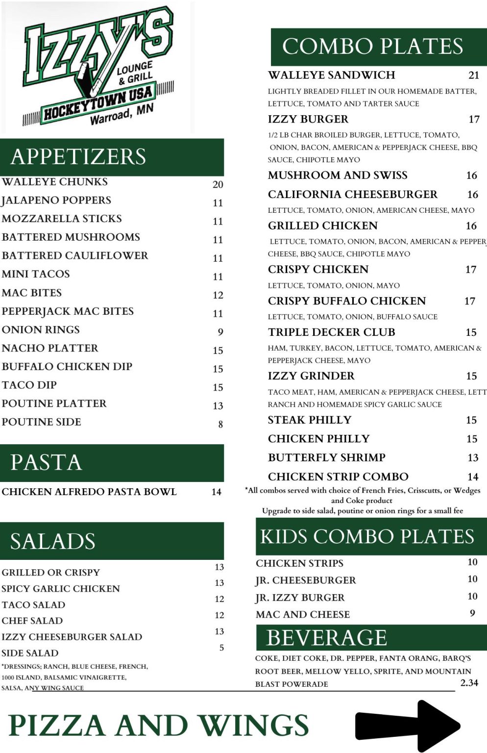 Izzy’s Lounge & Grill - The Patch Lodge